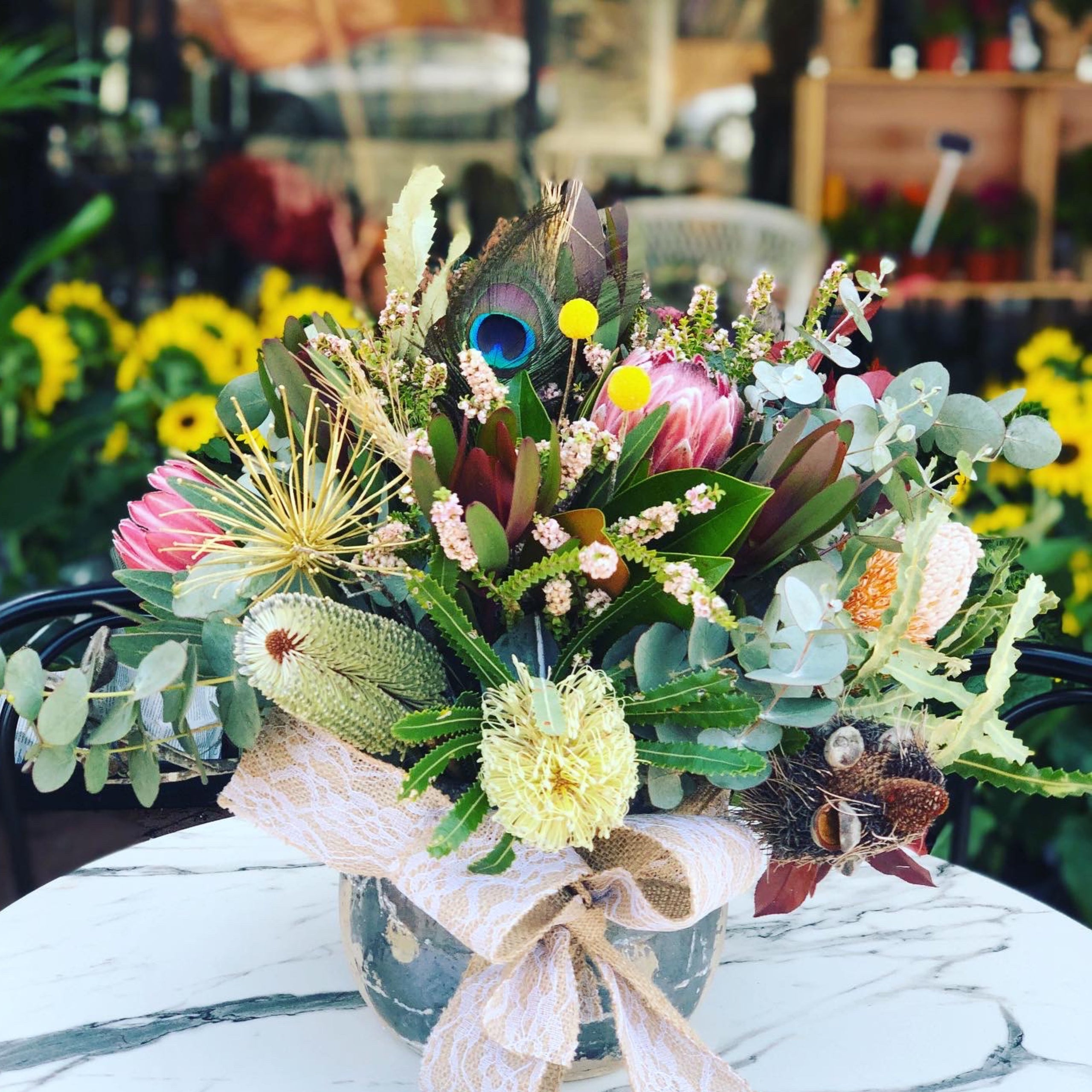 Extra large native pot | The Billy Button Florist